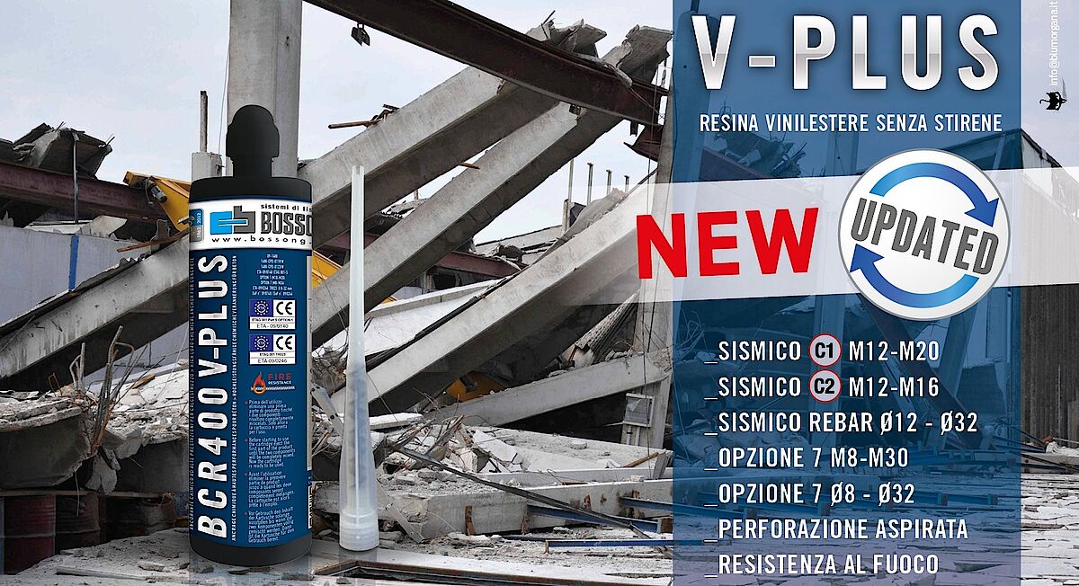Nuove qualifiche per l’ancorante BCR PLUS di Bossong SpA | GuidaEdilizia