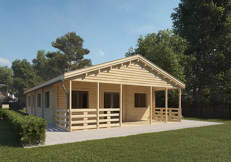 Casa di legno abitabile FIRENZE 135 m² - Caleba SRL | GUIDA EDILIZIA