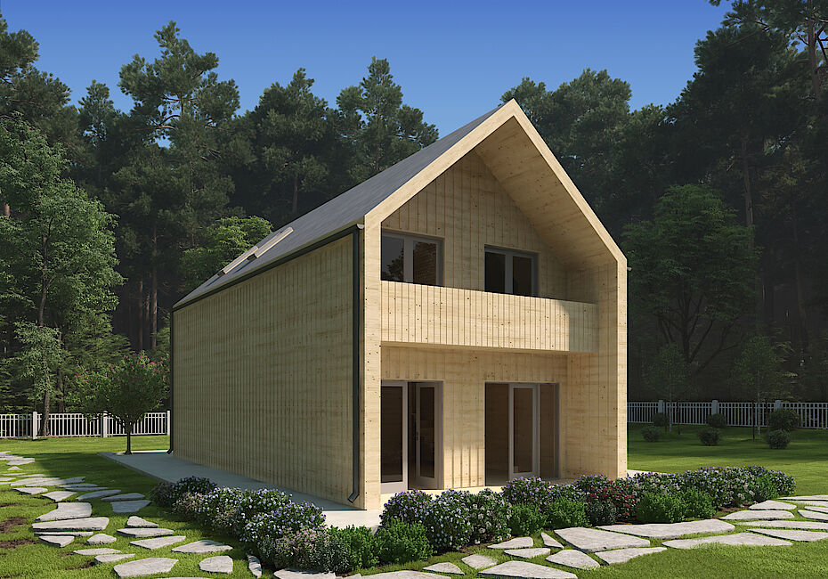 Casa di legno abitabile PENELOPE 95 m² - Caleba SRL | GUIDA EDILIZIA