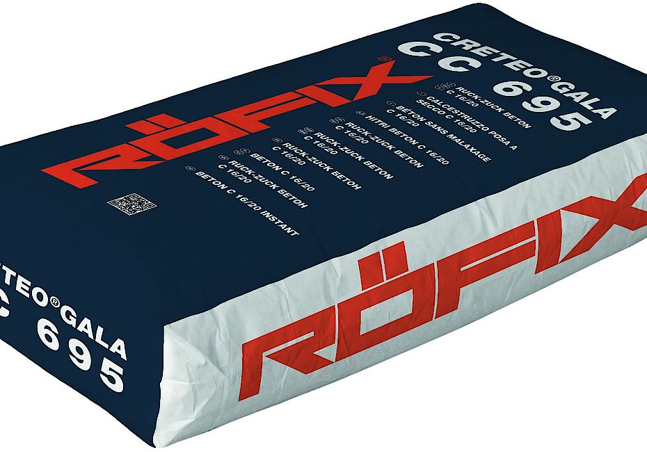 Creteo®Gala CC 695 Calcestruzzo per posa a secco - RÖFIX | GUIDA EDILIZIA