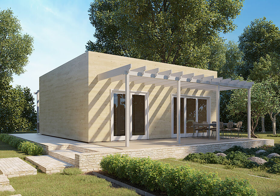 Casa di legno abitabile NAUSICAA 64 m² - Caleba SRL | GUIDA EDILIZIA