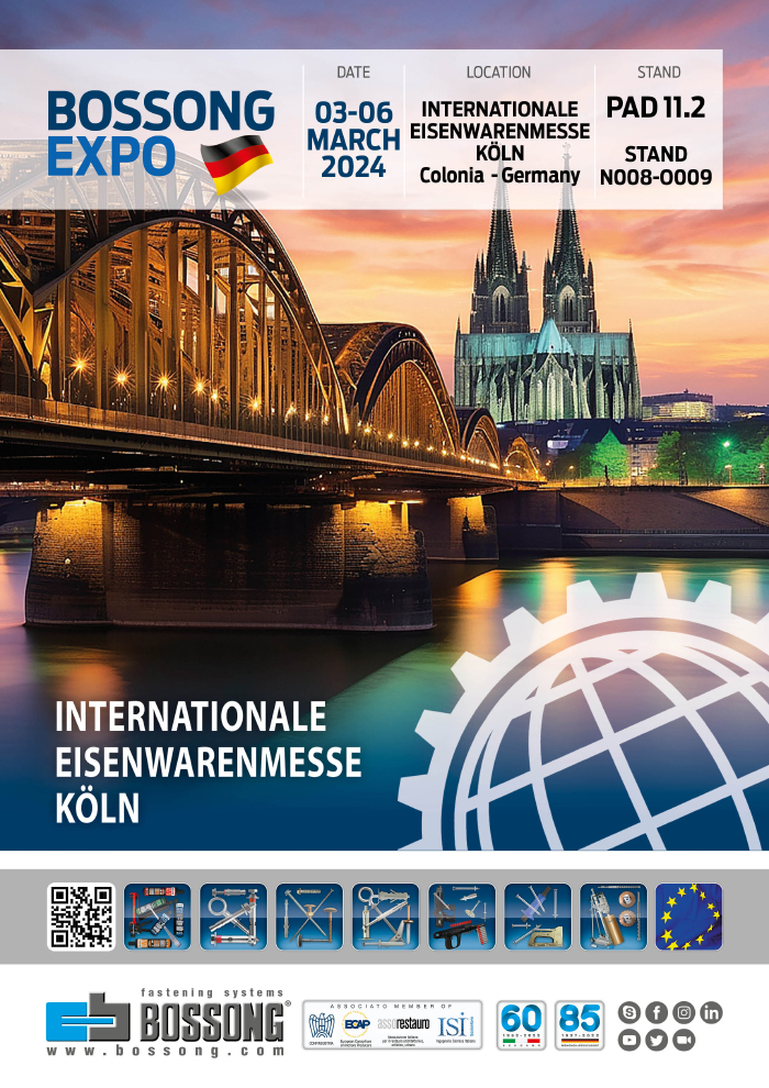 BOSSONG ALLA INTERNATIONAL EISENWARENMESSE 2024 | GuidaEdilizia
